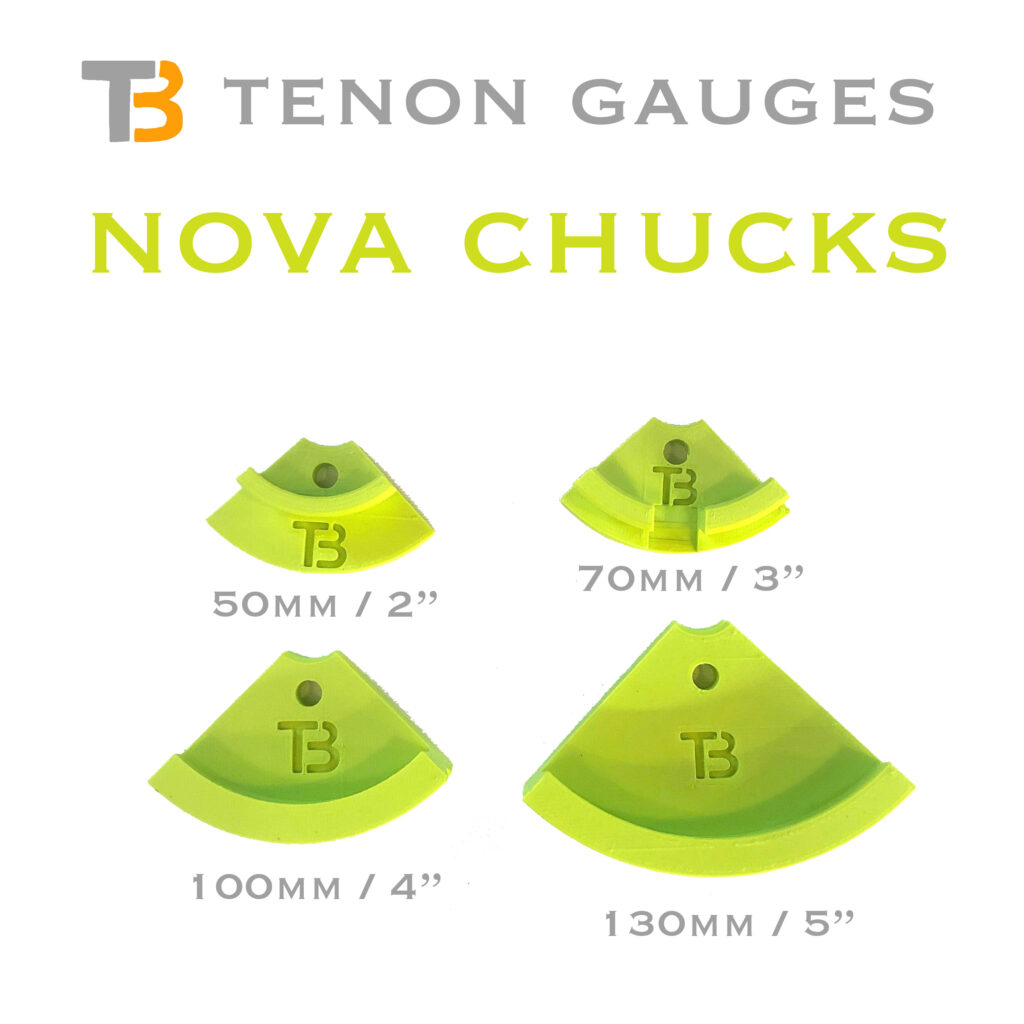 Tenon Gauges for Nova Chucks – Trent Bosch Tools